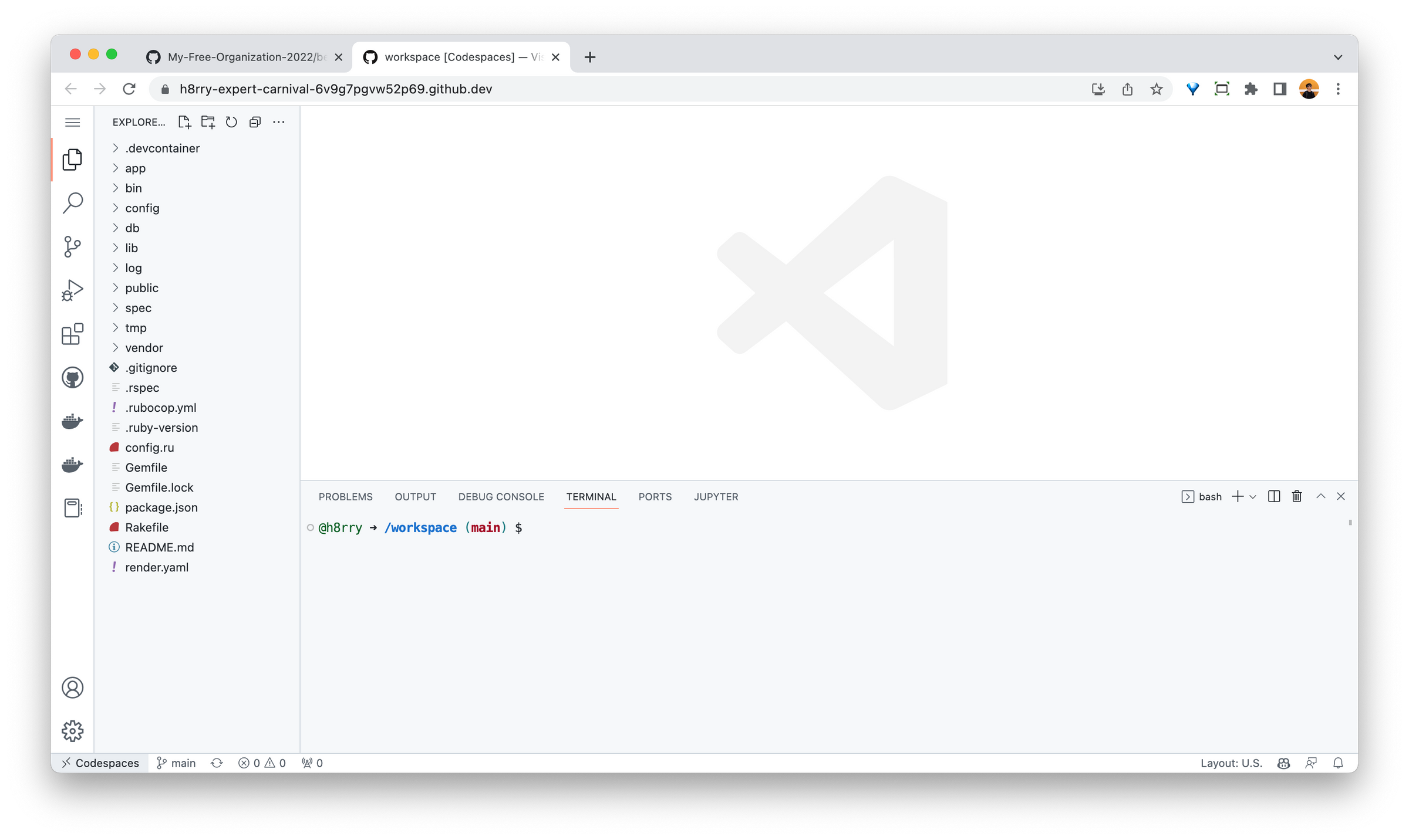 Use Codespaces to replace Mac, Windows and Linux